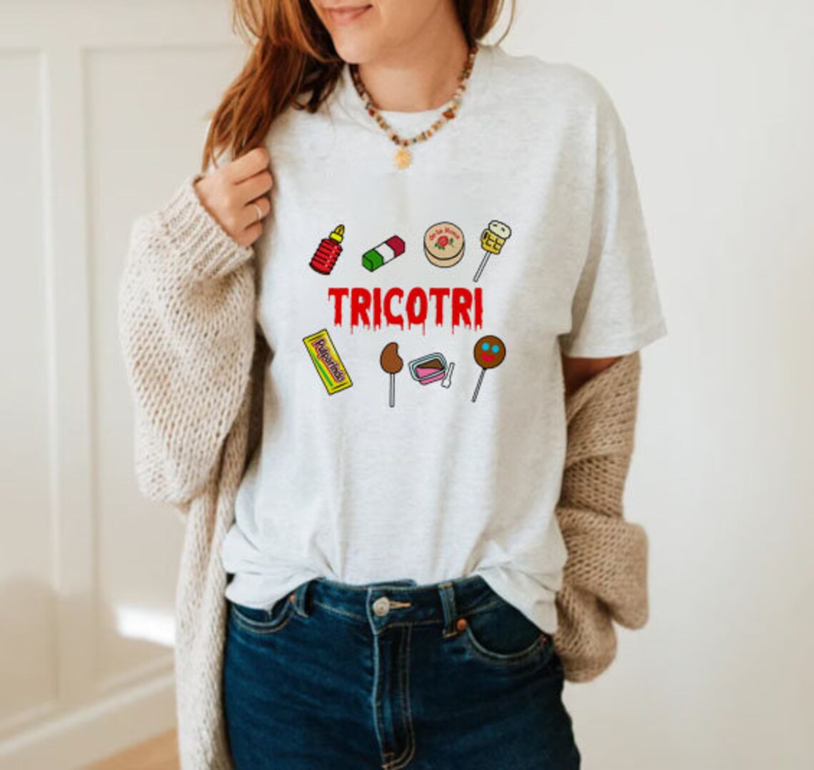 Tricotri Candy T-shirt Design: Halloween Tee (PNG, JPG) - Etsy