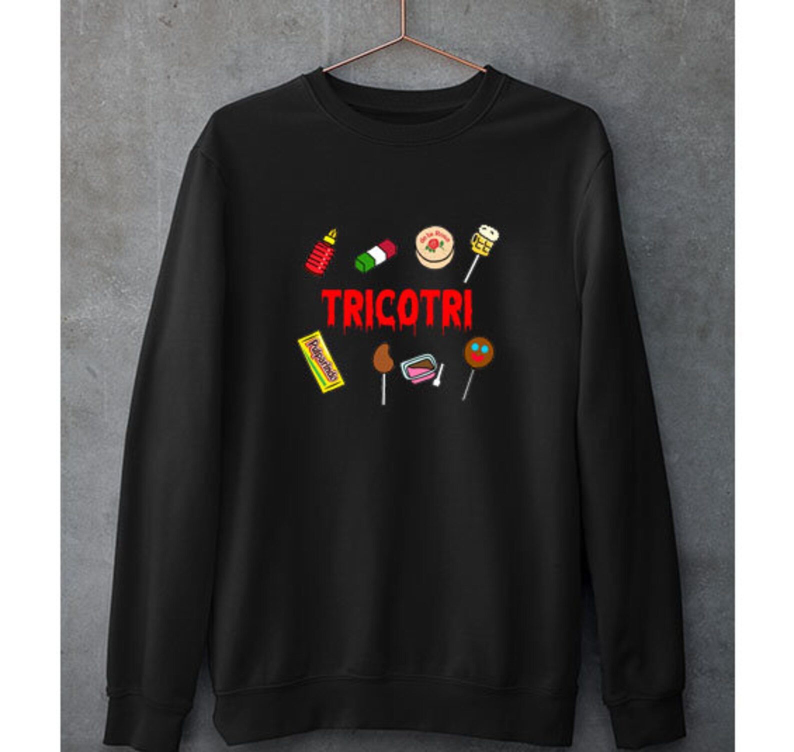Tricotri Candy T-shirt Design: Halloween Tee (PNG, JPG) - Etsy