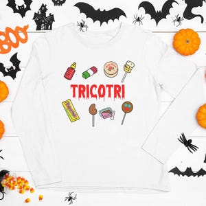 Tricotri Candy T-shirt Design: Halloween Tee (PNG, JPG) - Etsy