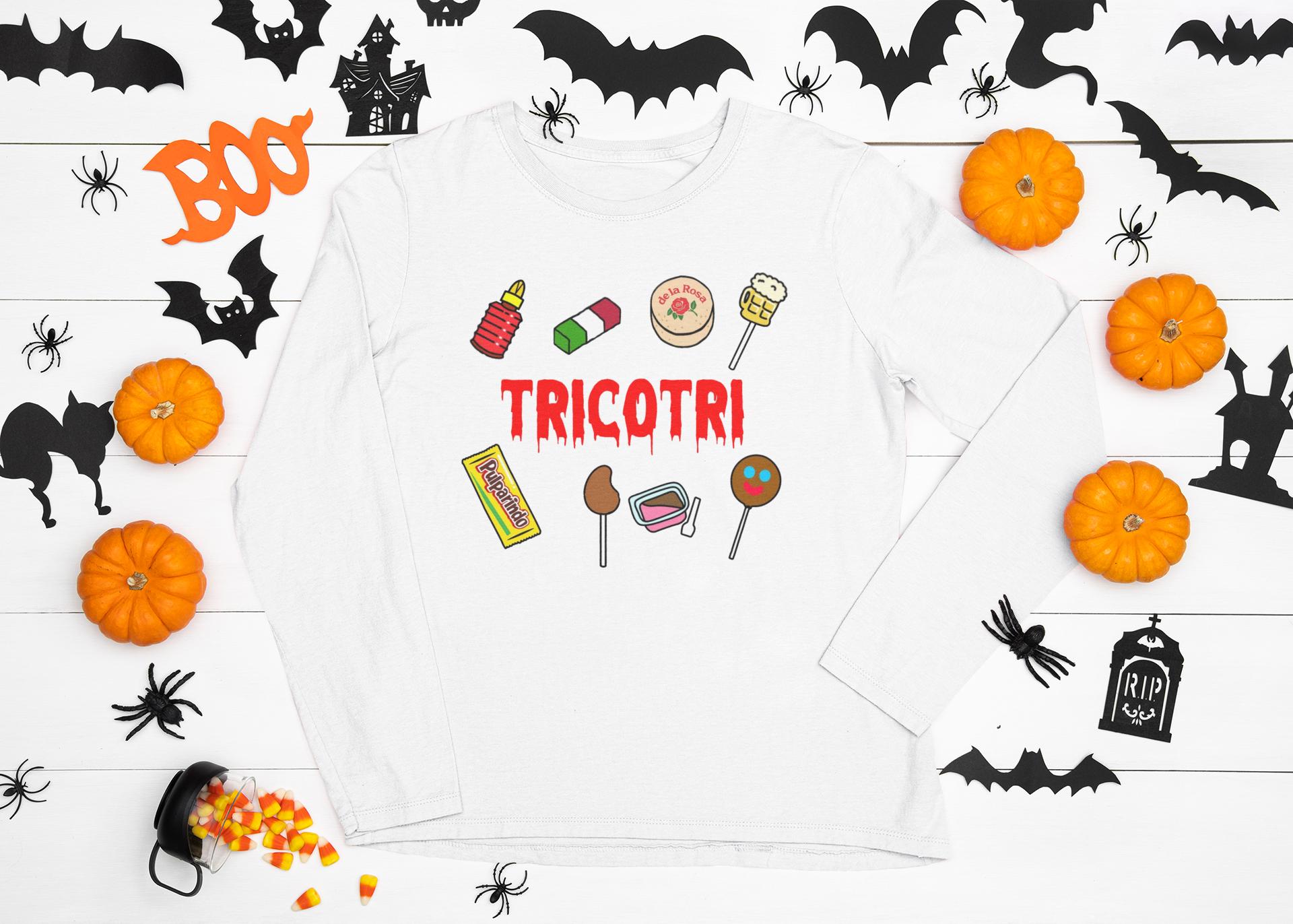 Tricotri Candy T-shirt Design: Halloween Tee (PNG, JPG) - Etsy