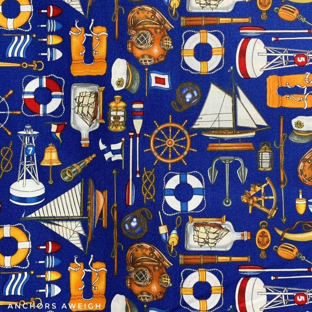 Anchors Aweigh - Custom Made Unisex Men Women Scrub Tops Nursing ...