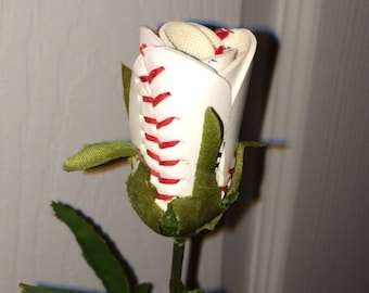 Baseball Rose | Etsy