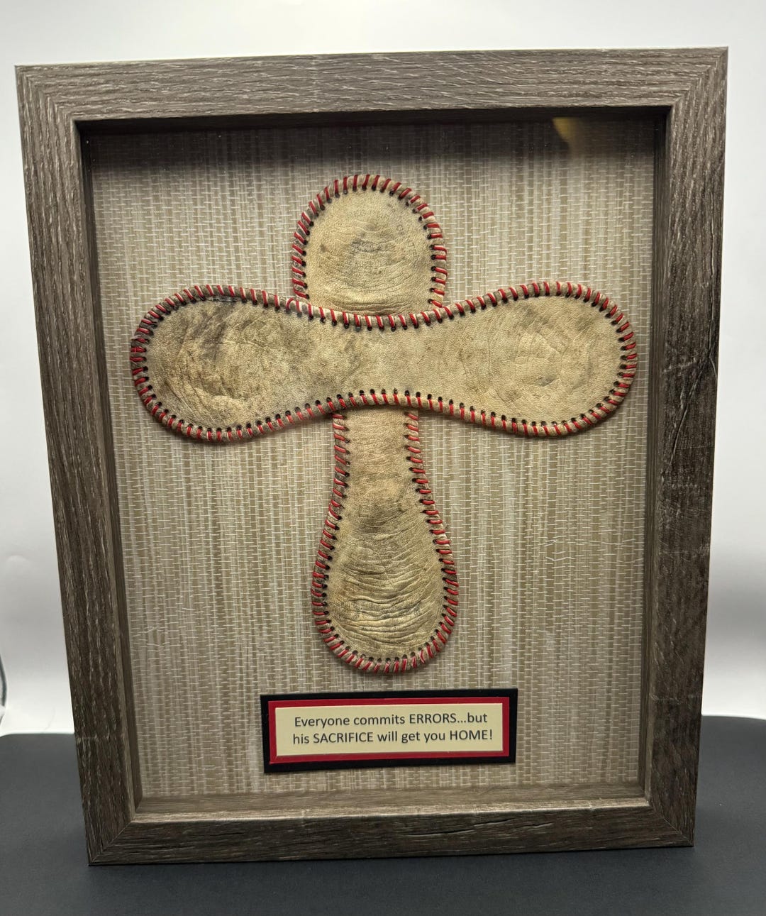 Shadow Box - Baseball Cross - Etsy