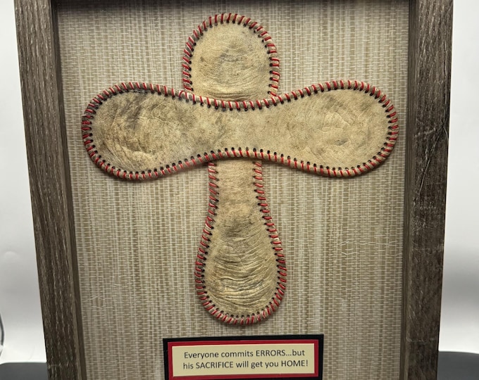 Shadow Box - Baseball Cross - Etsy