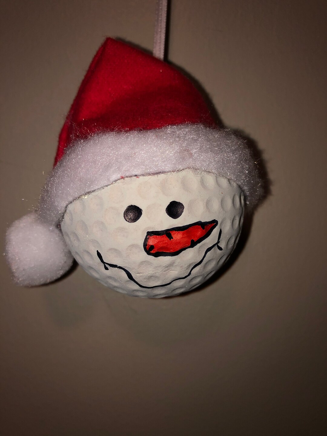 Golf Snowman Ornament - Etsy
