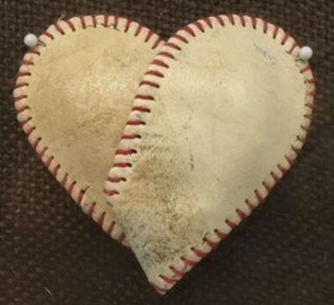 Baseball or Softball Heart - Etsy