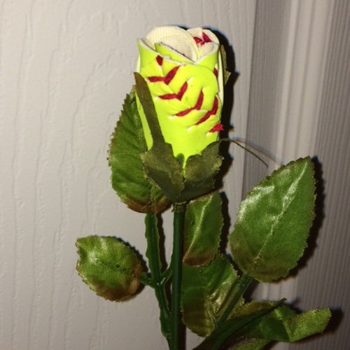 Softball Rose Stem - Etsy