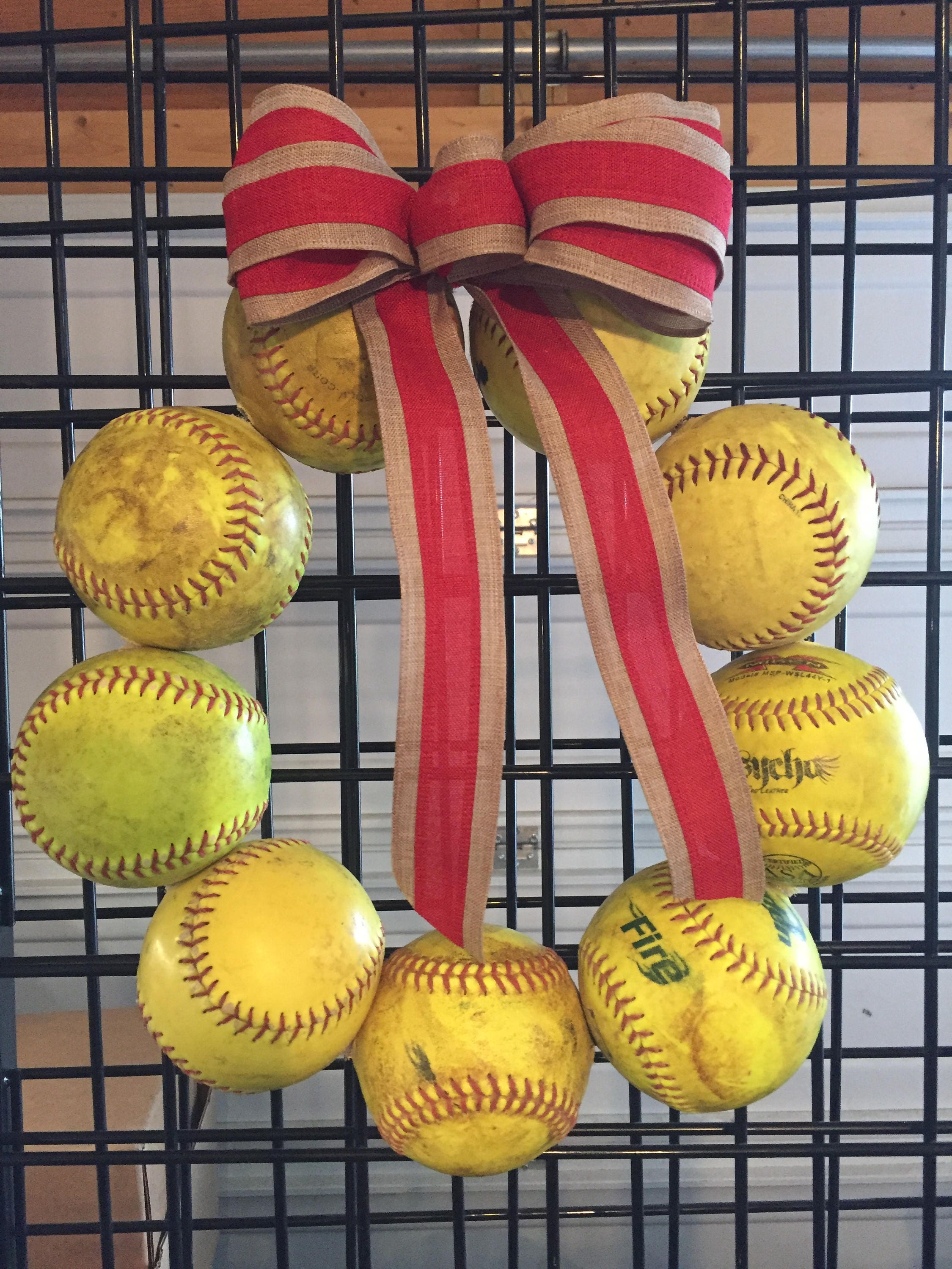 Sports Wreath - Softball - Etsy