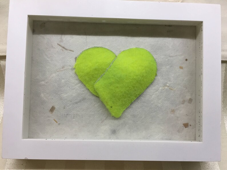 Shadow Box Tennis Heart | Etsy