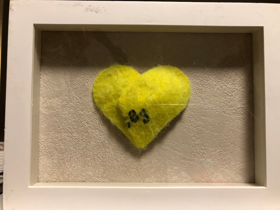 Shadow Box - Tennis Heart - Etsy