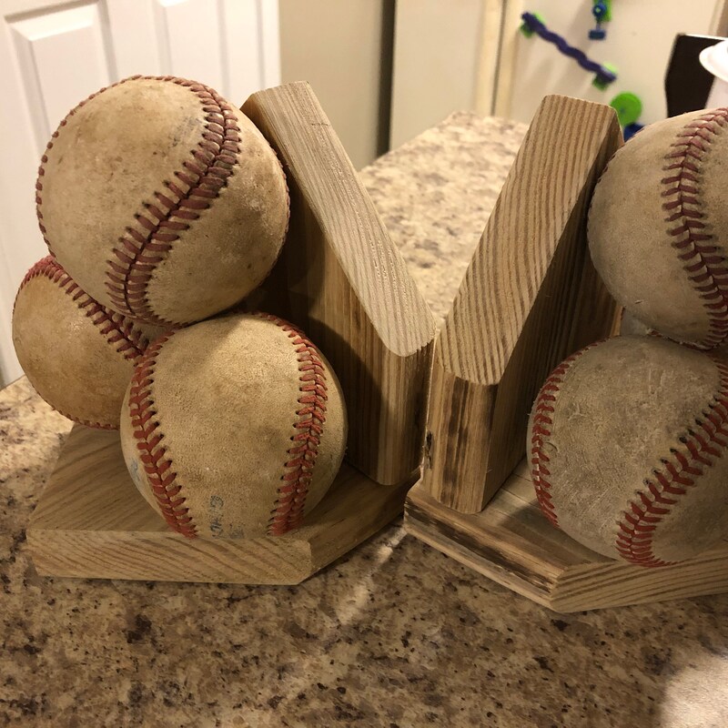 Baseball Bookends - Etsy