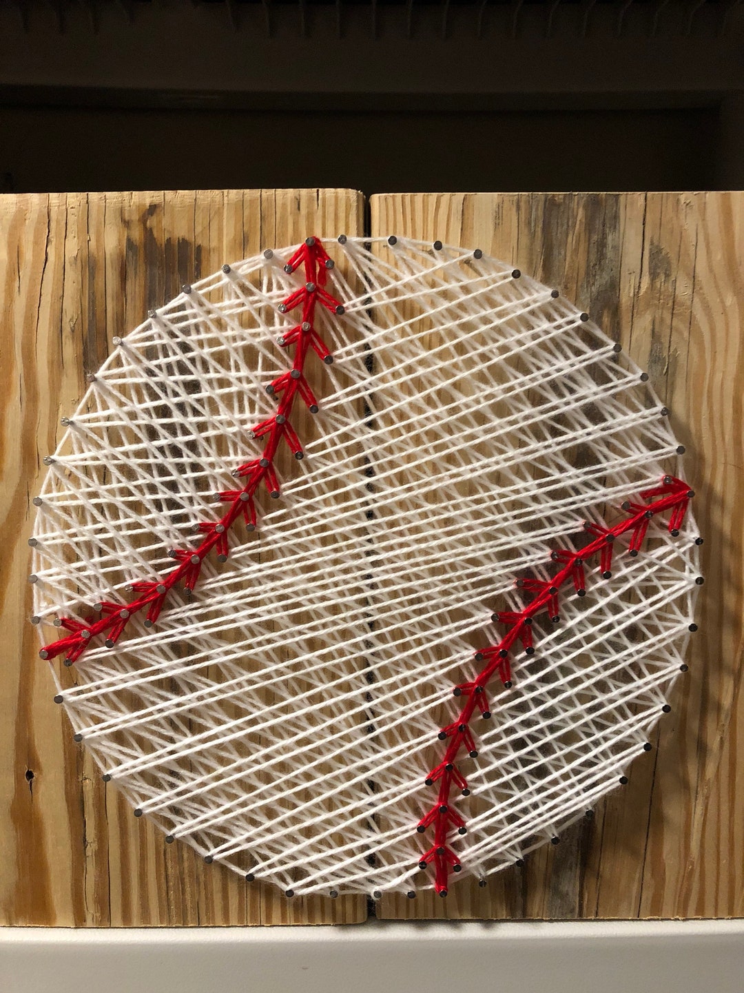 String Art Sign - Baseball - Etsy