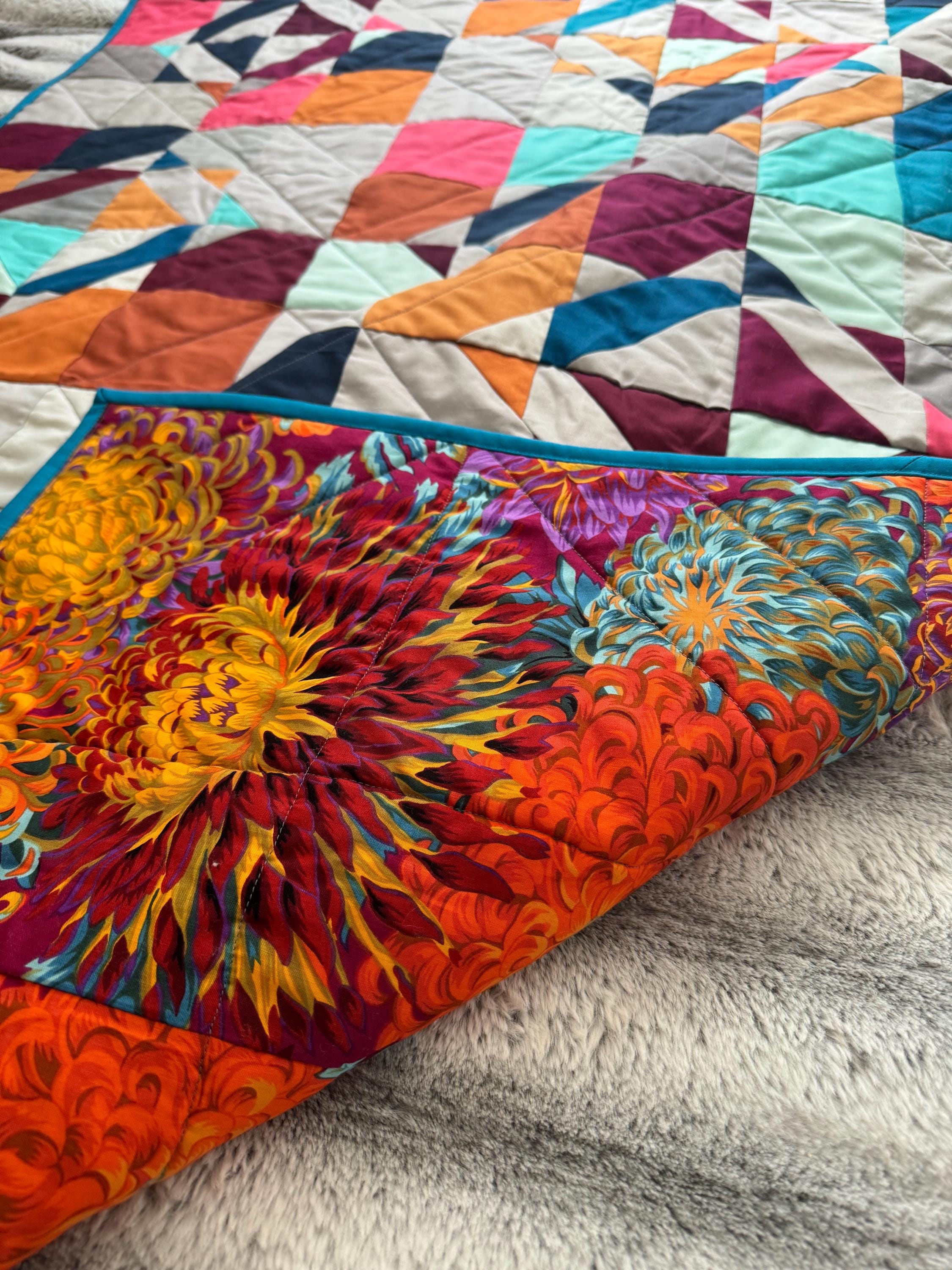 Handmade Throw Quilt | Throw Blanket | Quilted Throw | Rustic Tuscan ...