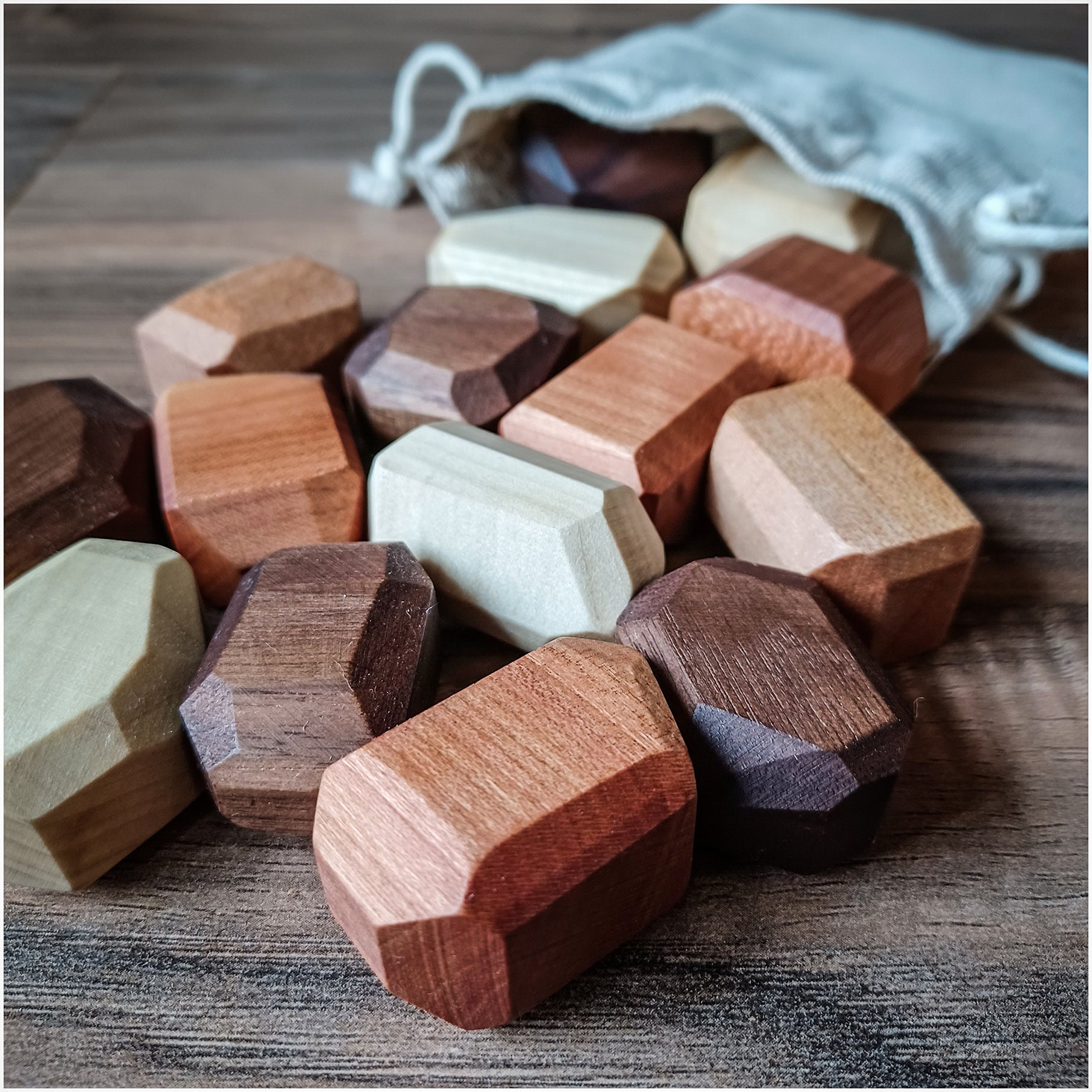 Montessori Wooden Balance Rocks - Etsy