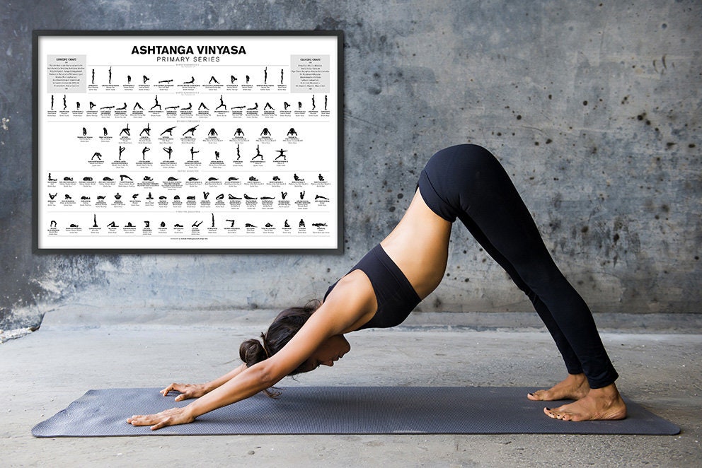 Ashtanga Primary Series Ashtanga Yoga Print Asana Print | Etsy
