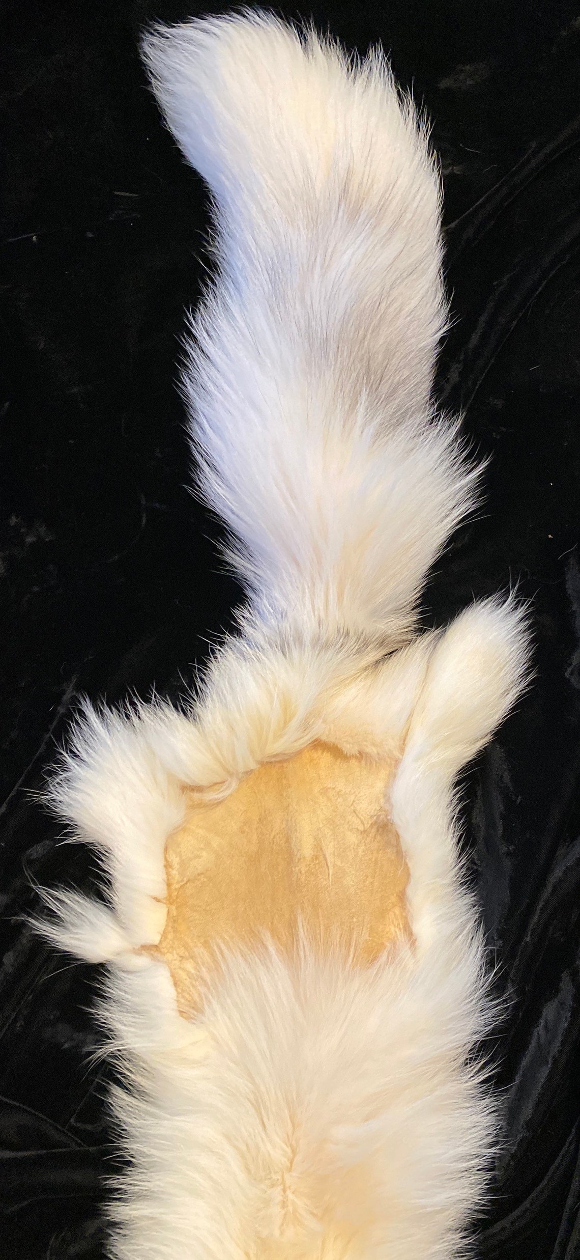 Vintage Full Fox Fur Wrap Stole Shawl Scarf White Wedding | Etsy