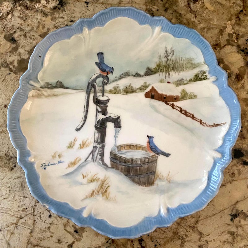 Ceramic Bird Plates - Etsy