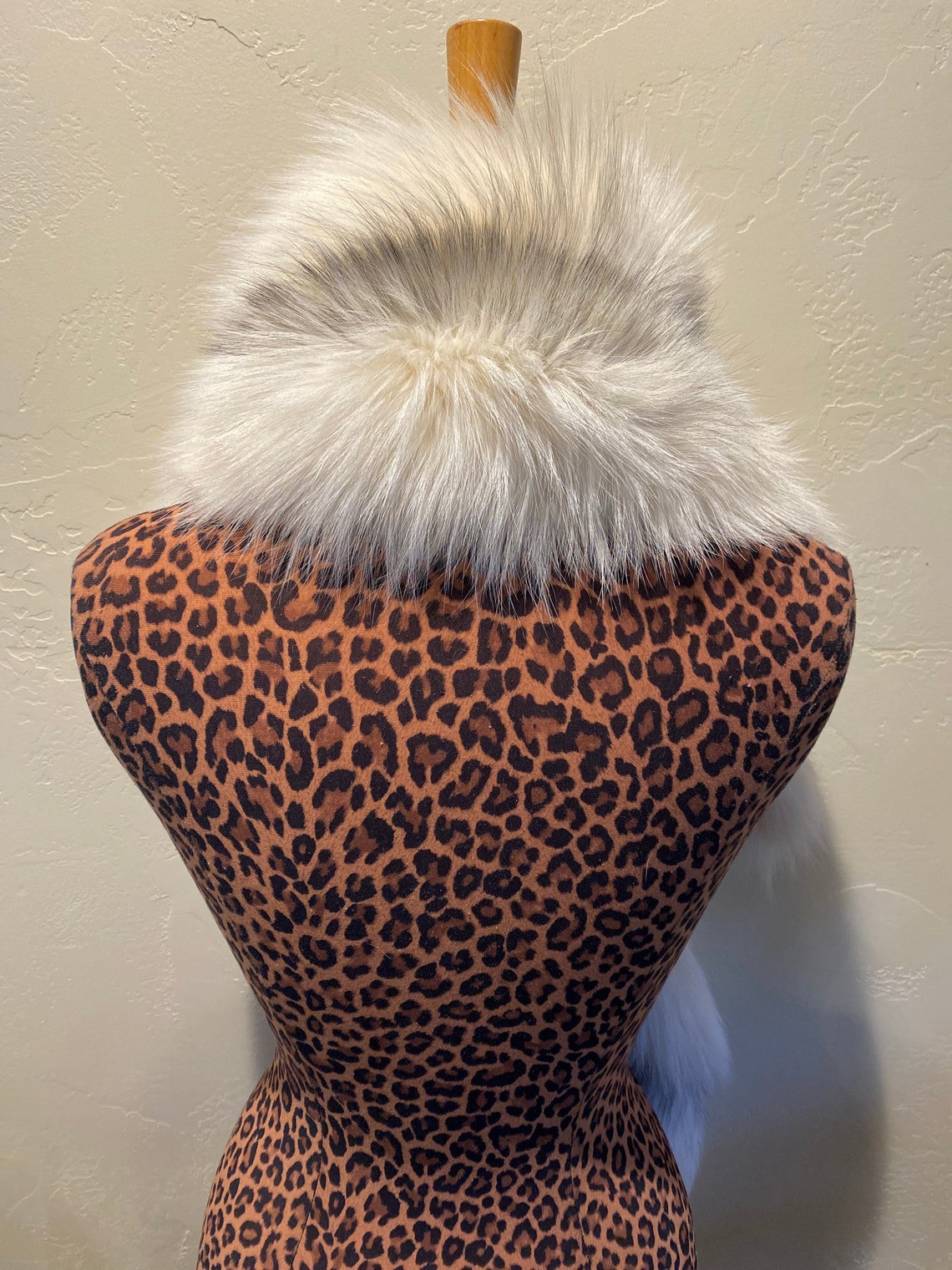 Vintage Full Fox Fur Wrap Stole Shawl Scarf White Wedding | Etsy