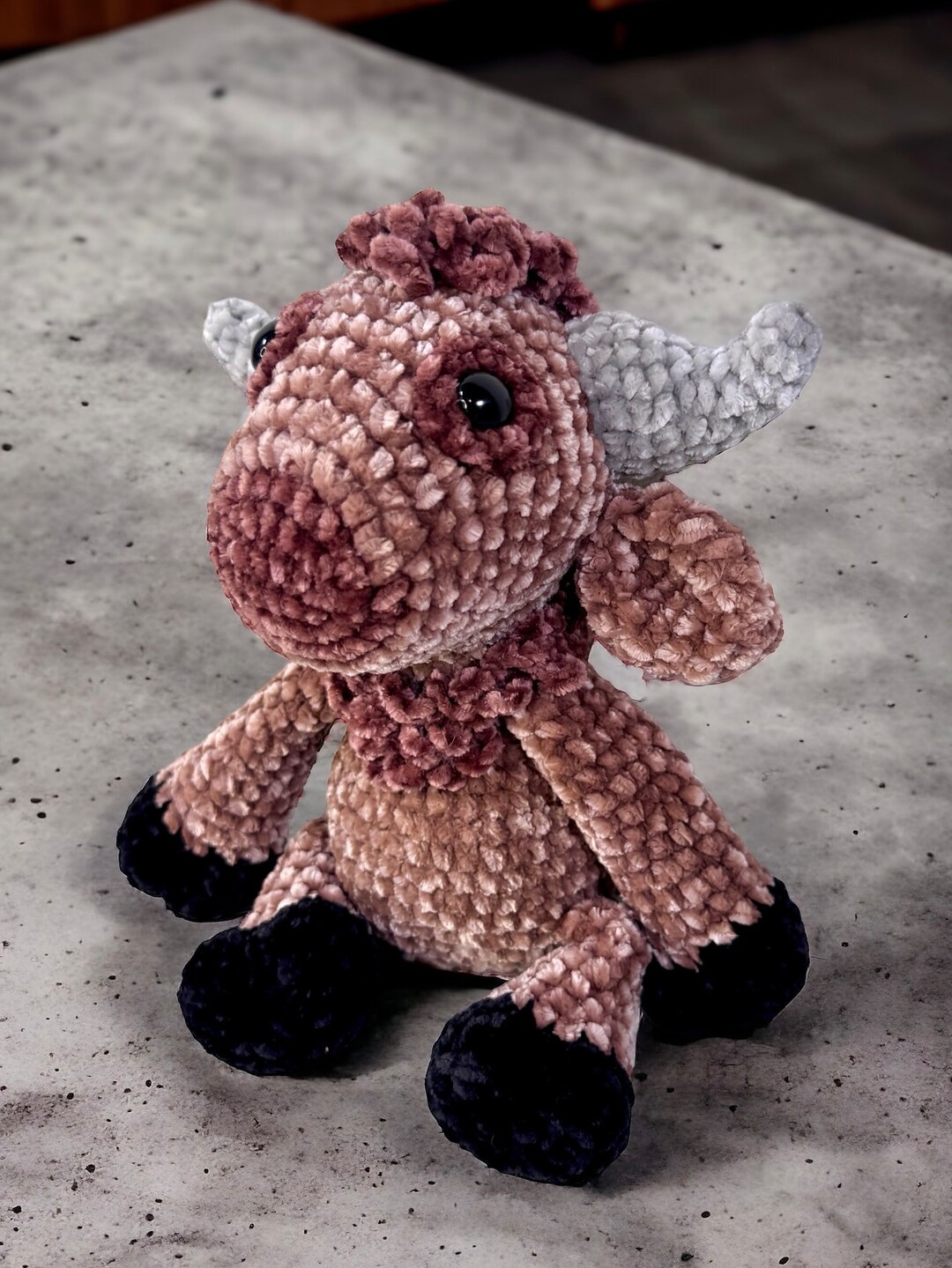 Crocheted Buffalo Bison Plushie - Etsy
