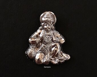 God Hanuman Silver Pendant 92.5% Purity by Akshat Sapphire - Etsy