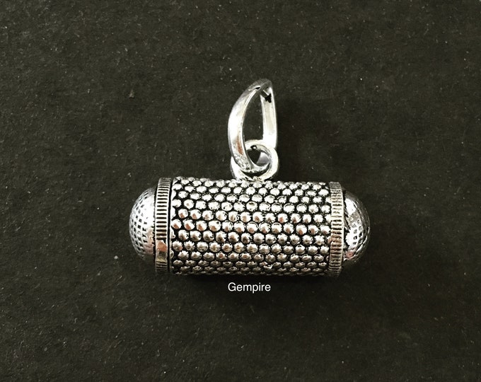 Silver Locket Pendant, Sterling Silver India Taweez Antique Kavach, 925 ...