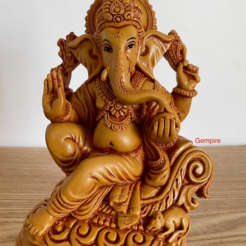 Ganesha Statue 6.5 Lord Ganesha Sculpture Ganesh - Etsy