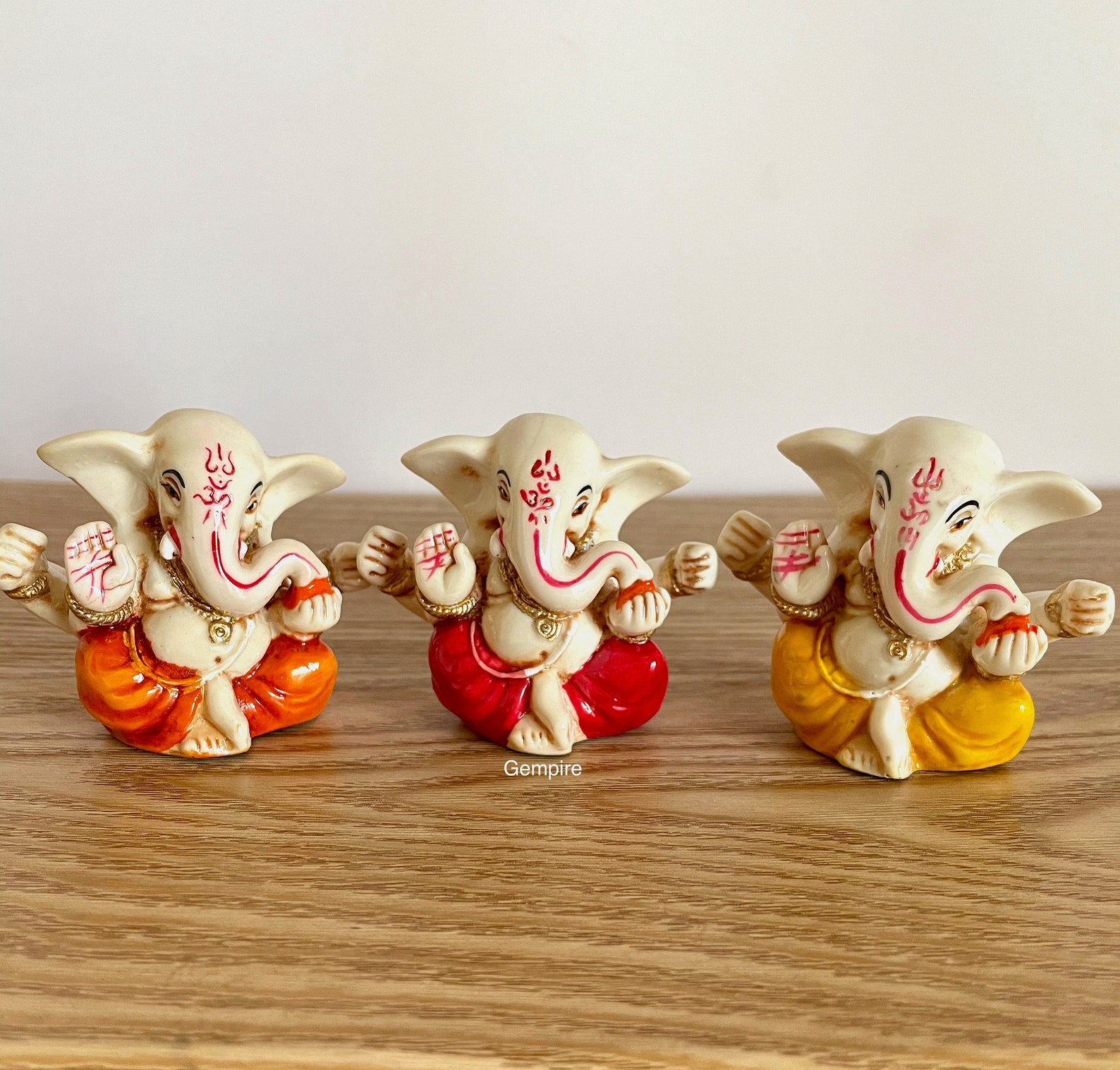 Ganesha Statue 2 Lord Ganesh Statue Hindu God - Etsy