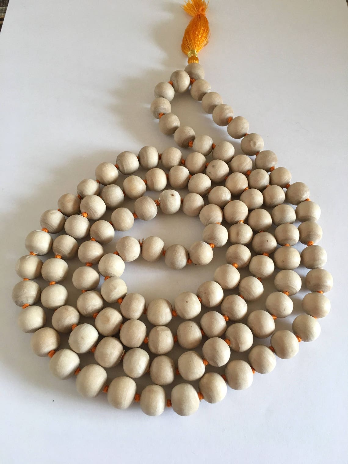 Tulsi Mala 11 Mm Premium Beads 108 Prayer Mala Knotted Tulasi - Etsy