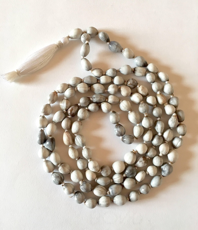 Vaijayanti Mala Beads Necklace Vaijanti Seeds Beads 108 India | Etsy
