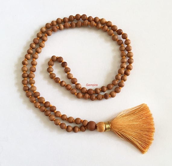 Sandalwood Mala 5 Mm 108 Sandalwood Japa Mala Kids Prayer Beads Mala Necklace Wood Bead Rosary Hindu Meditation Mala Buddhist Tibetan Etsy UK