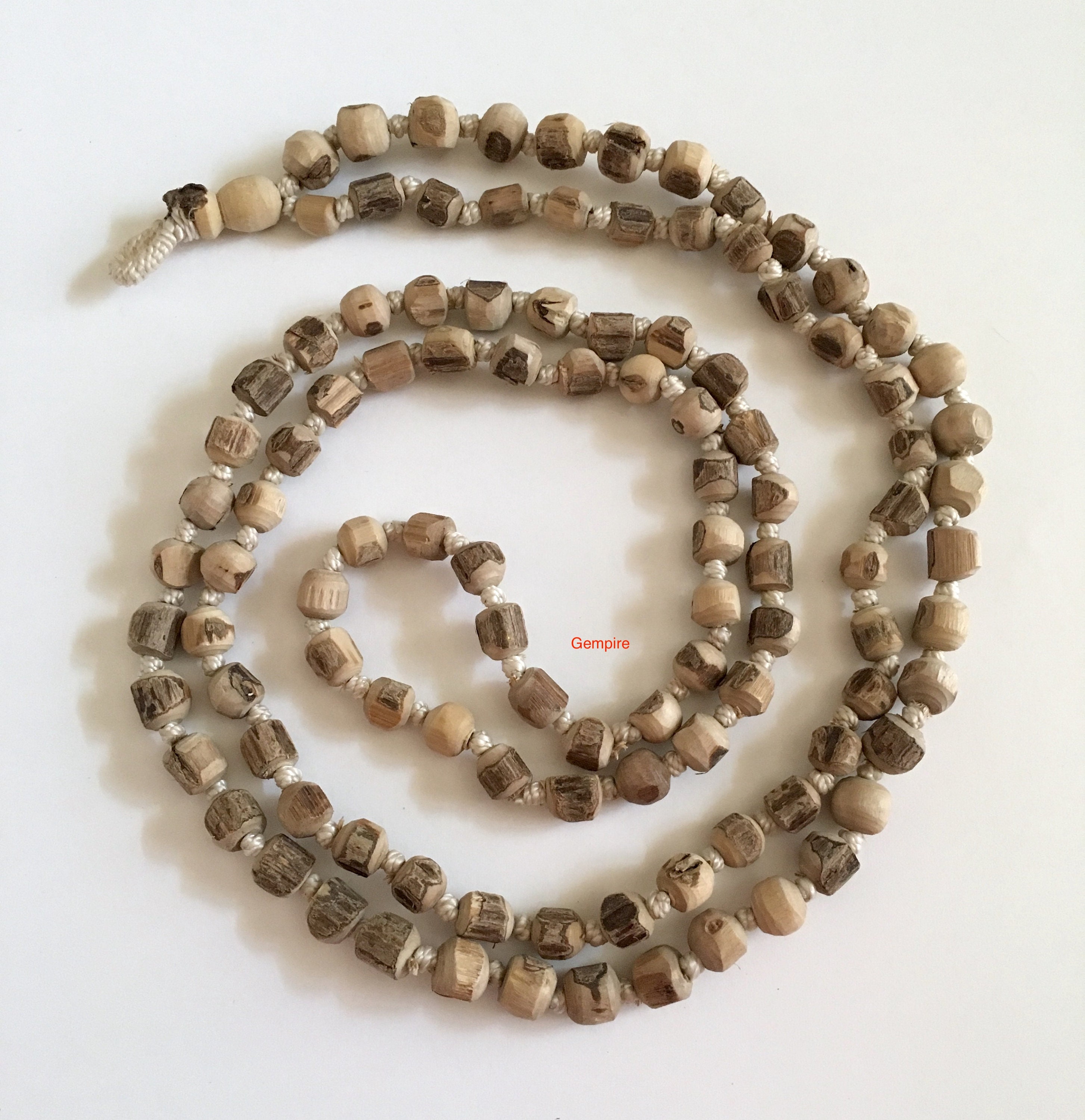 Tulsi Mala Decreasing Bead Size Rough Tulsi Japa Mala | Etsy