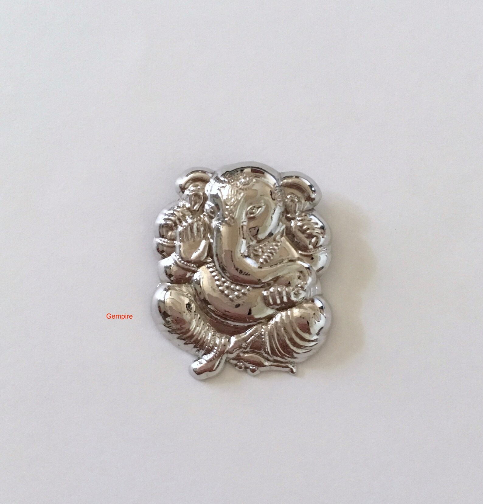 Ganesh Pendant Sterling Silver Oxidised Silver Ganesha Charm - Etsy