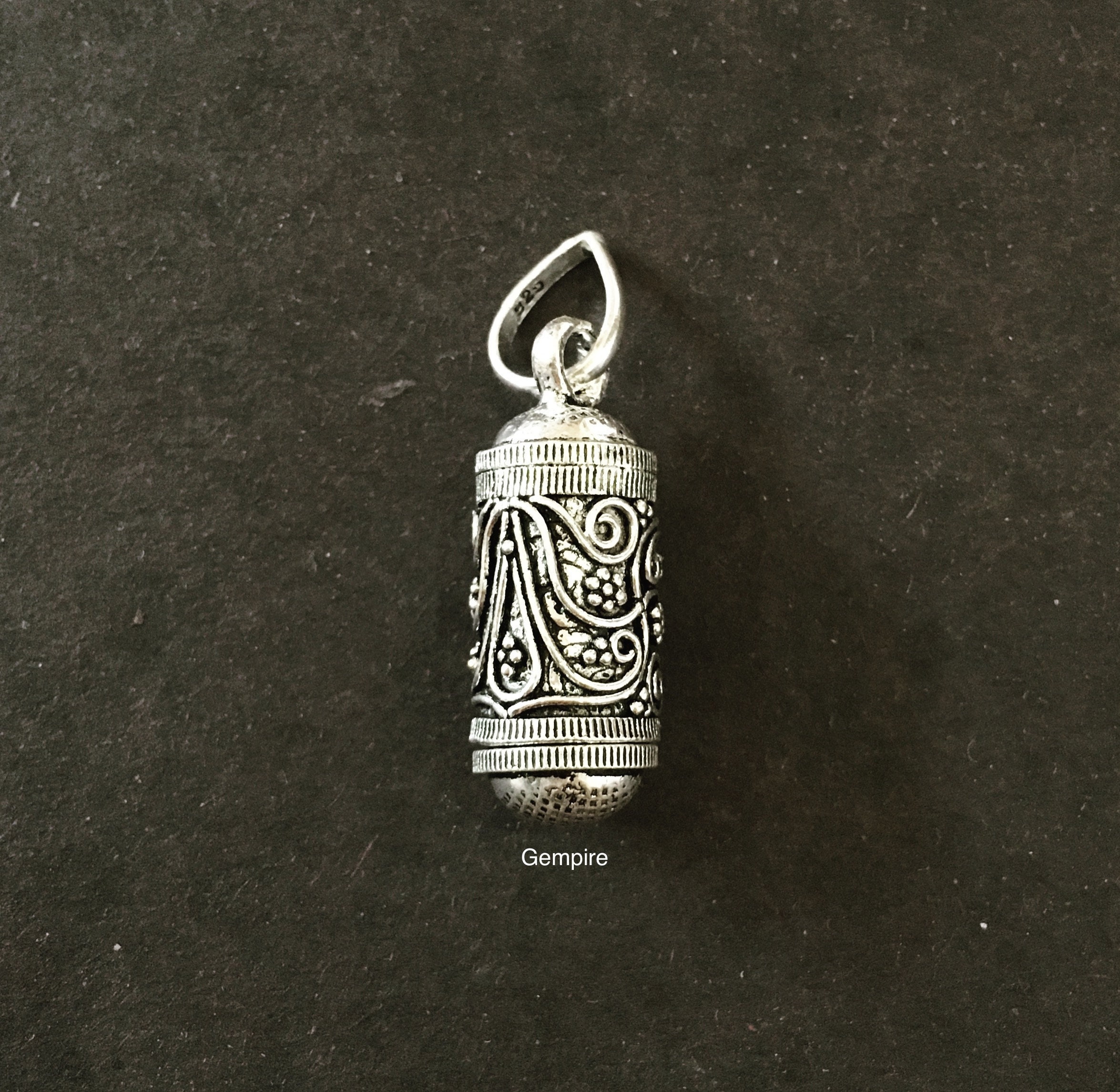 Sterling Silver Prayer Locket Pendant 925 Silver Locket - Etsy