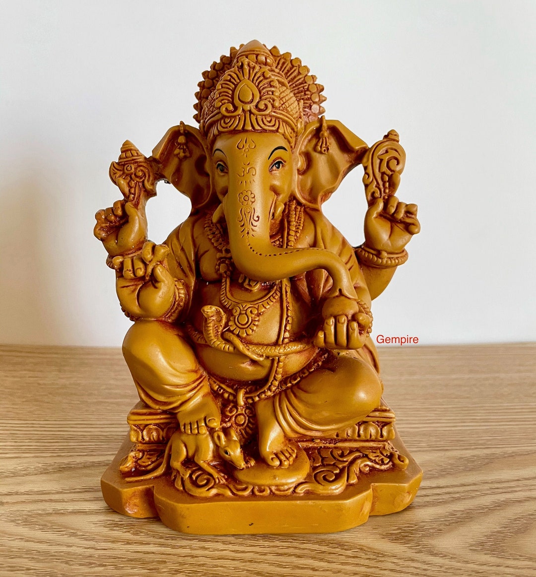 Ganesha Statue 6.5 Lord Ganesha Sculpture, Ganesh Statue, Ganesha ...