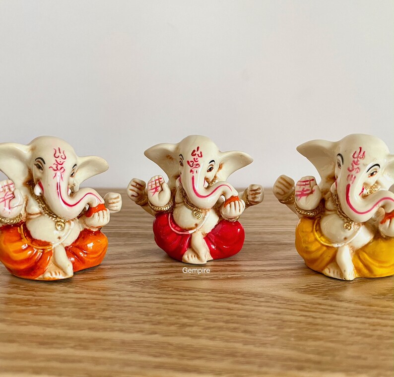 Ganesha Statue 2 Lord Ganesh Statue Hindu God - Etsy
