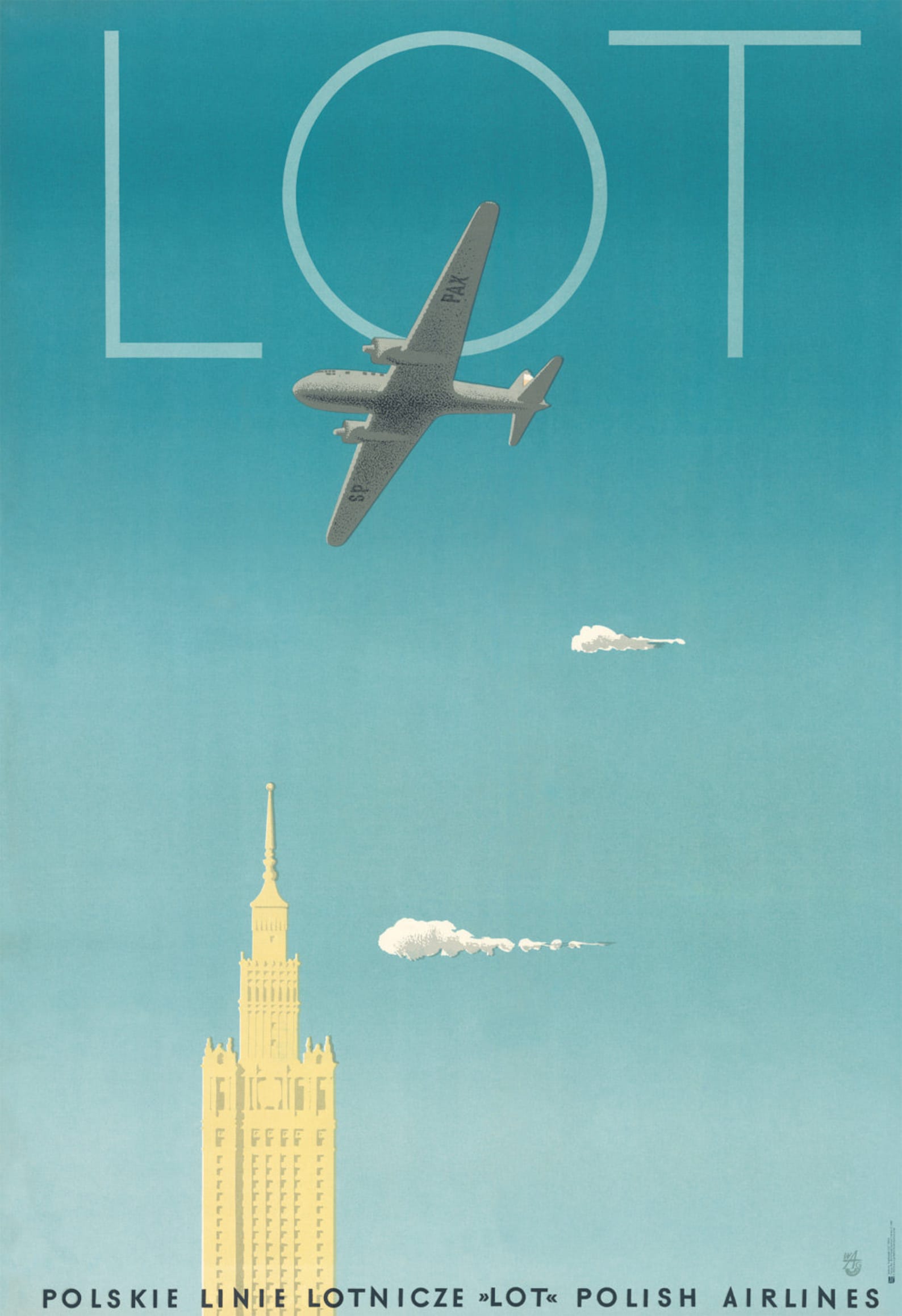 Polish Advertising Poster LOT Polish Airlines Limited Edition - Etsy