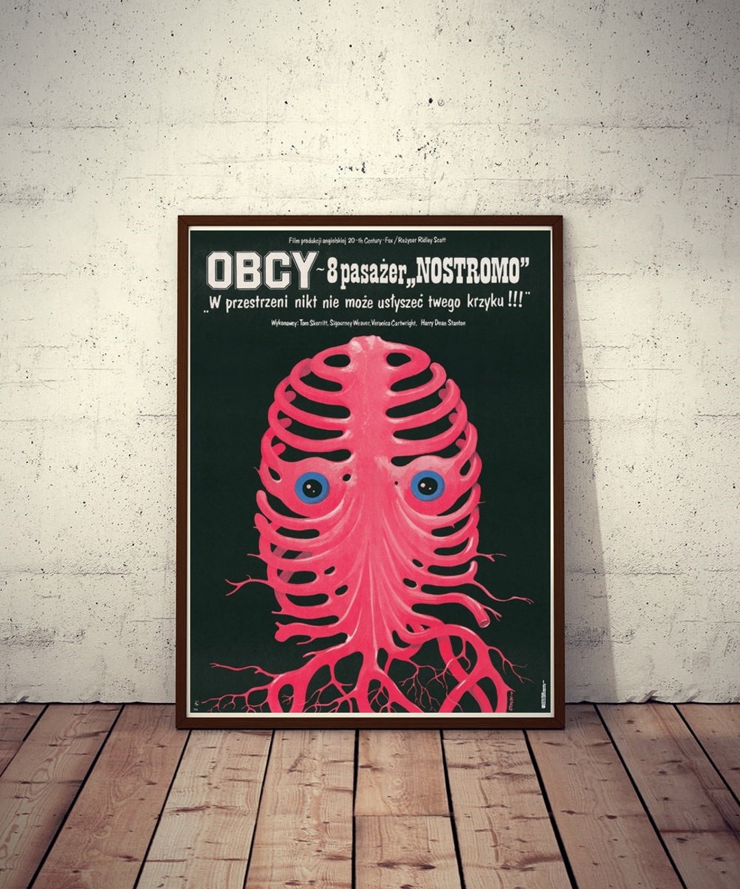 Polish Movie Poster Alien Ridley Scott Classic, Wonderful Different Art ...