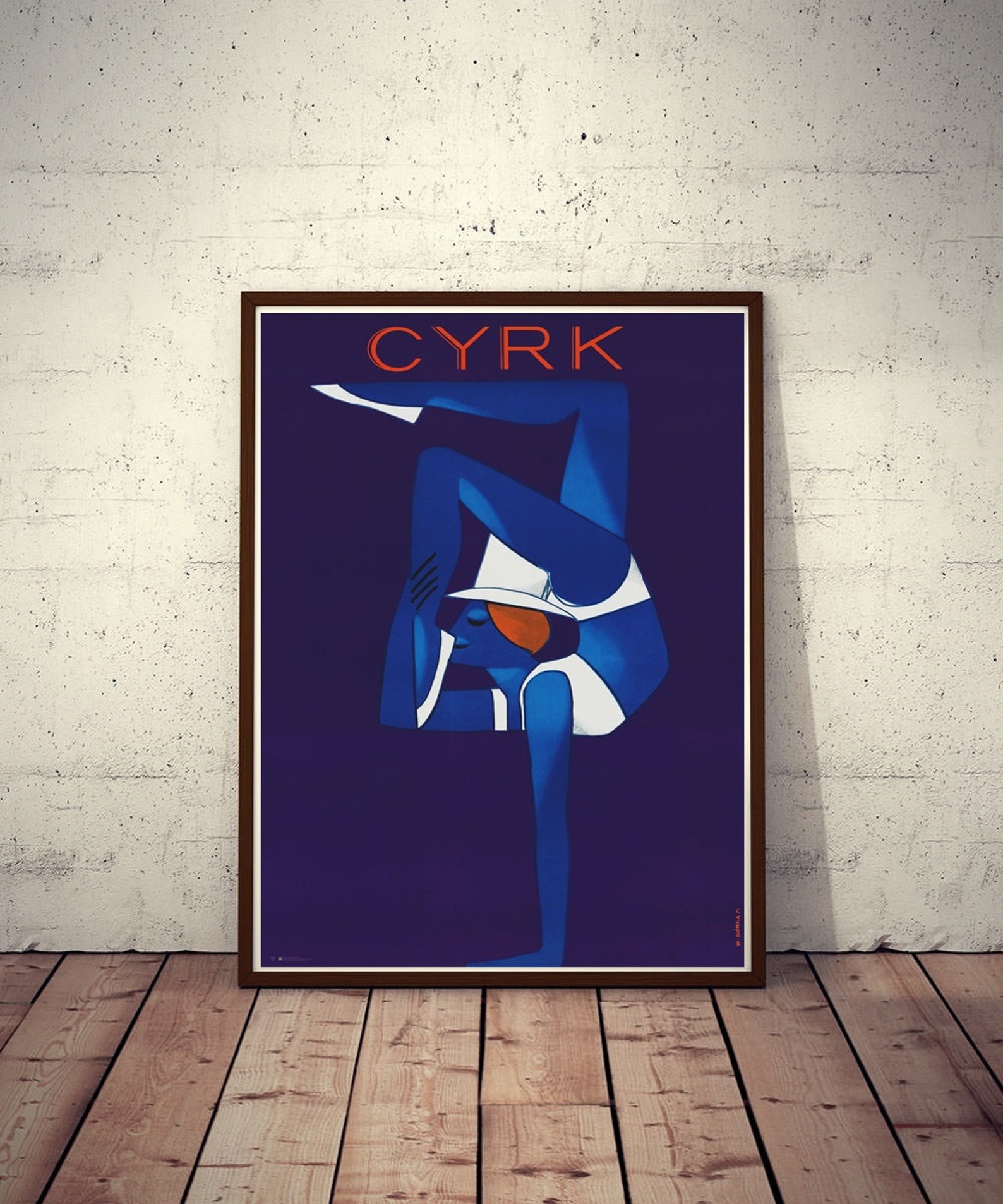 Polish Circus Poster Acrobat CYRK Limited Edition 1971/2018! - Etsy