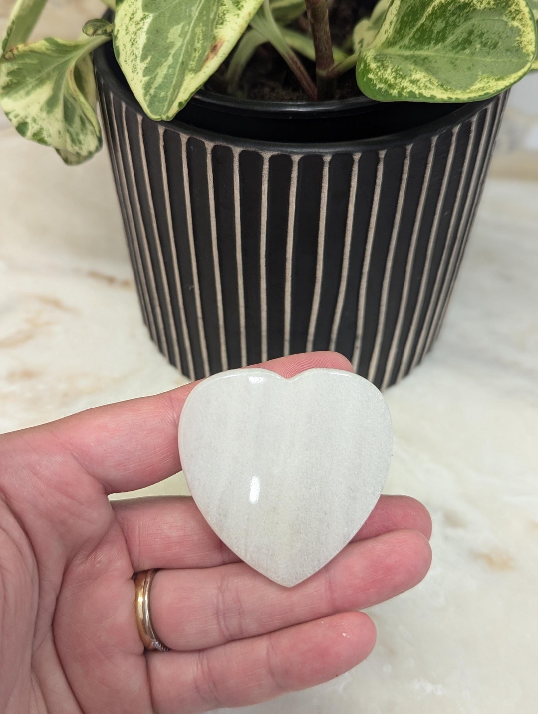NEW Heart Shaped Milky Quartz Phone Holder Phone Stand Pop Socket - Etsy