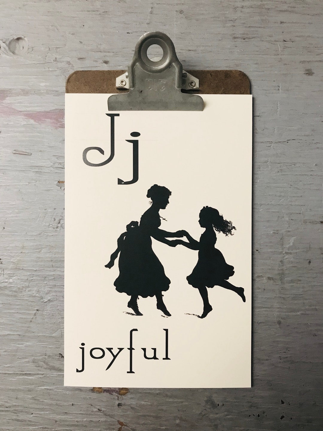 J is for Joy Flashcards - Etsy