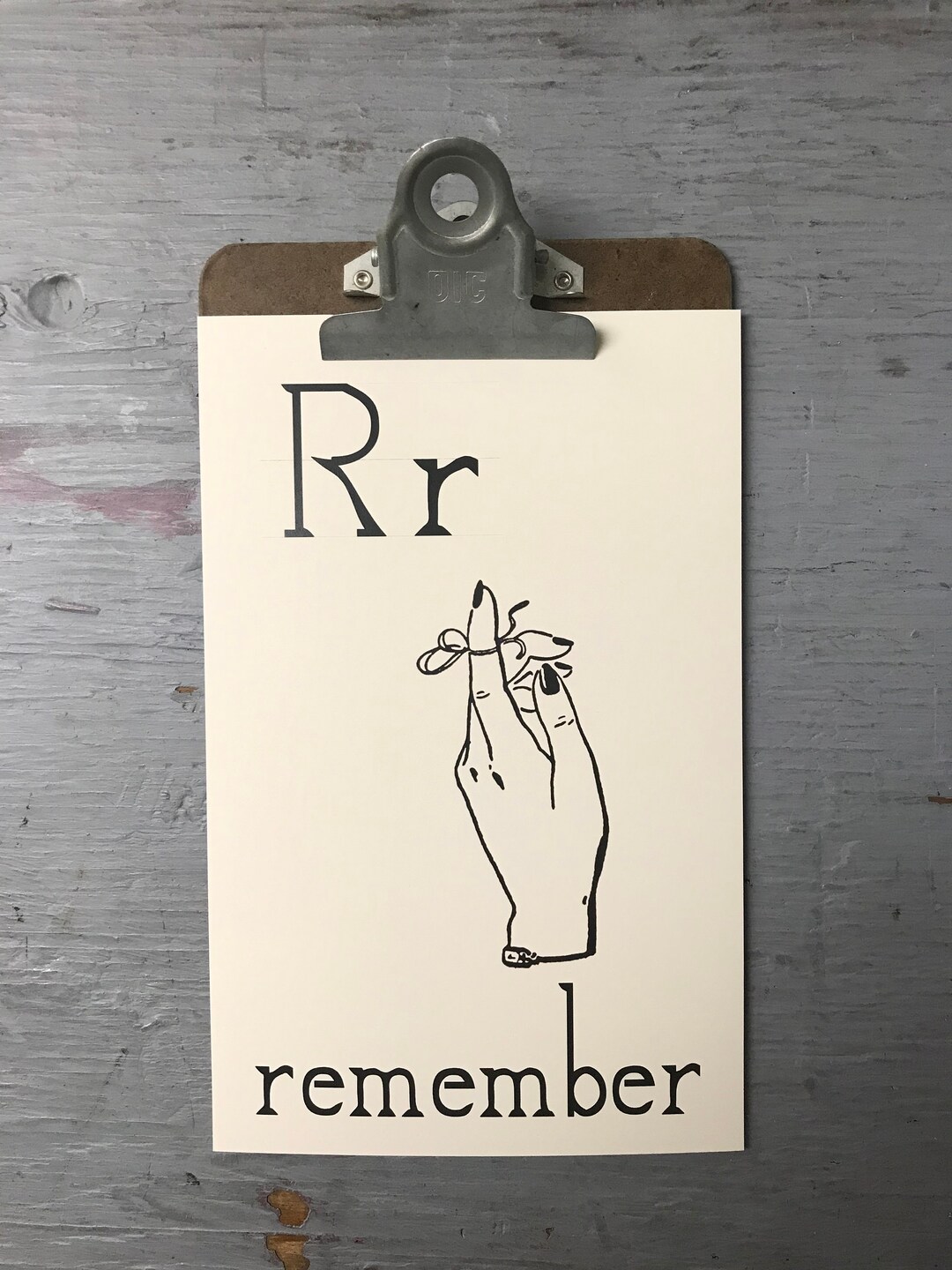 R is for Remember Flashcards - Etsy