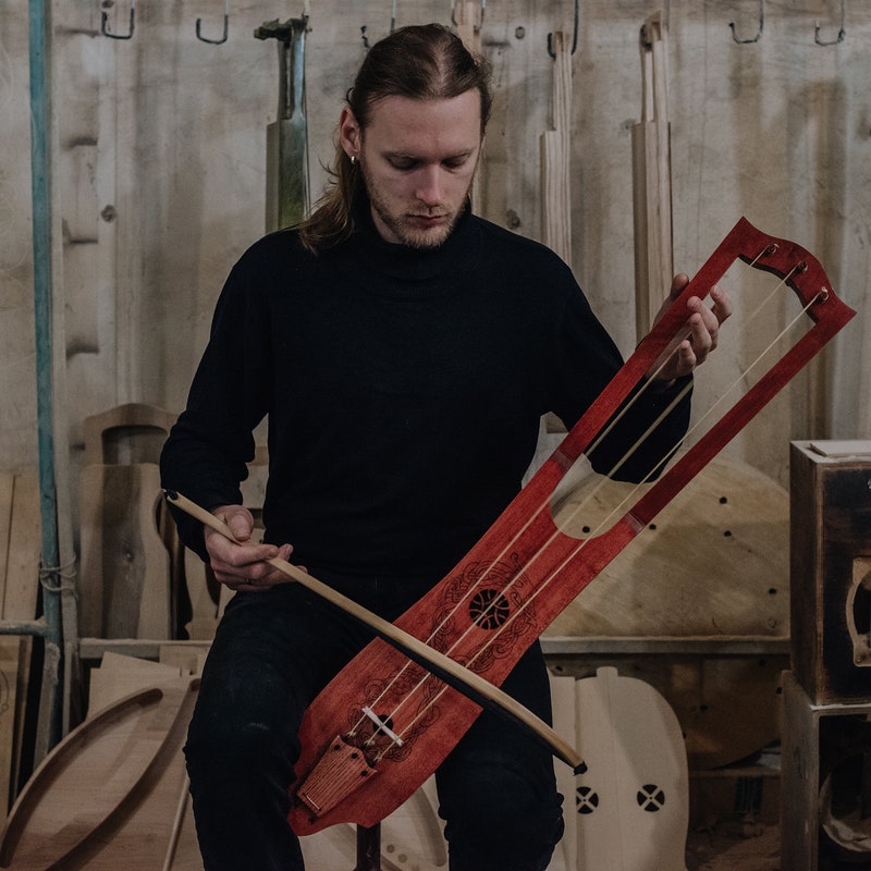 Medieval Hurdy Gurdy - Etsy