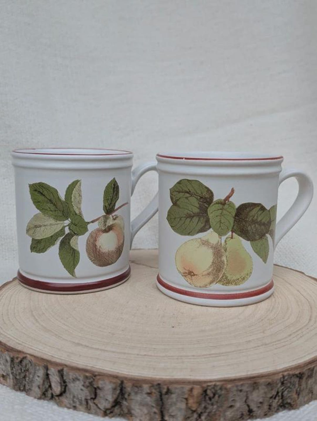 Vintage Denby Pottery 'A Collection of Fruit' Series Apple & Pears ...