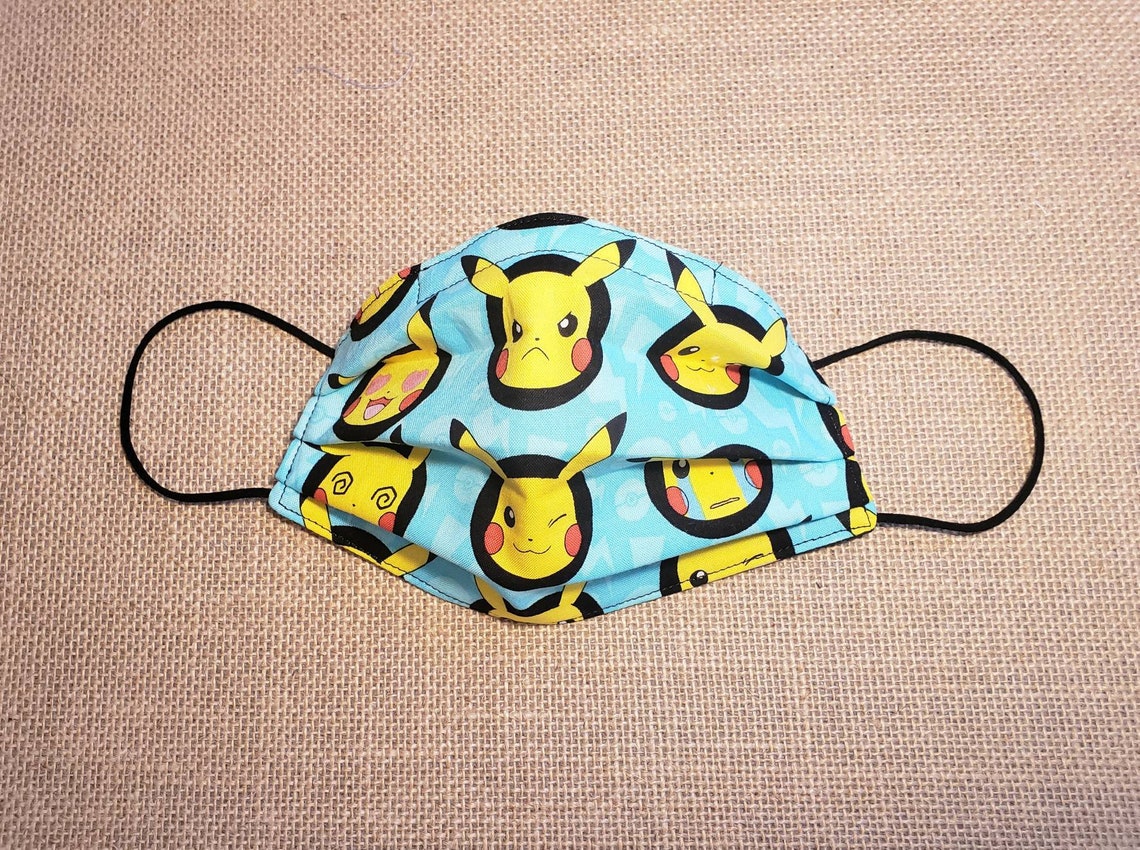 Pikachu mask. | Etsy