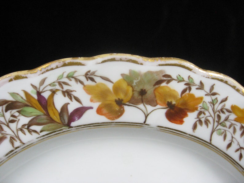 18th C. DERBY PORCELAIN Plates William Longdon England Ca. 1790 PAIR - Etsy