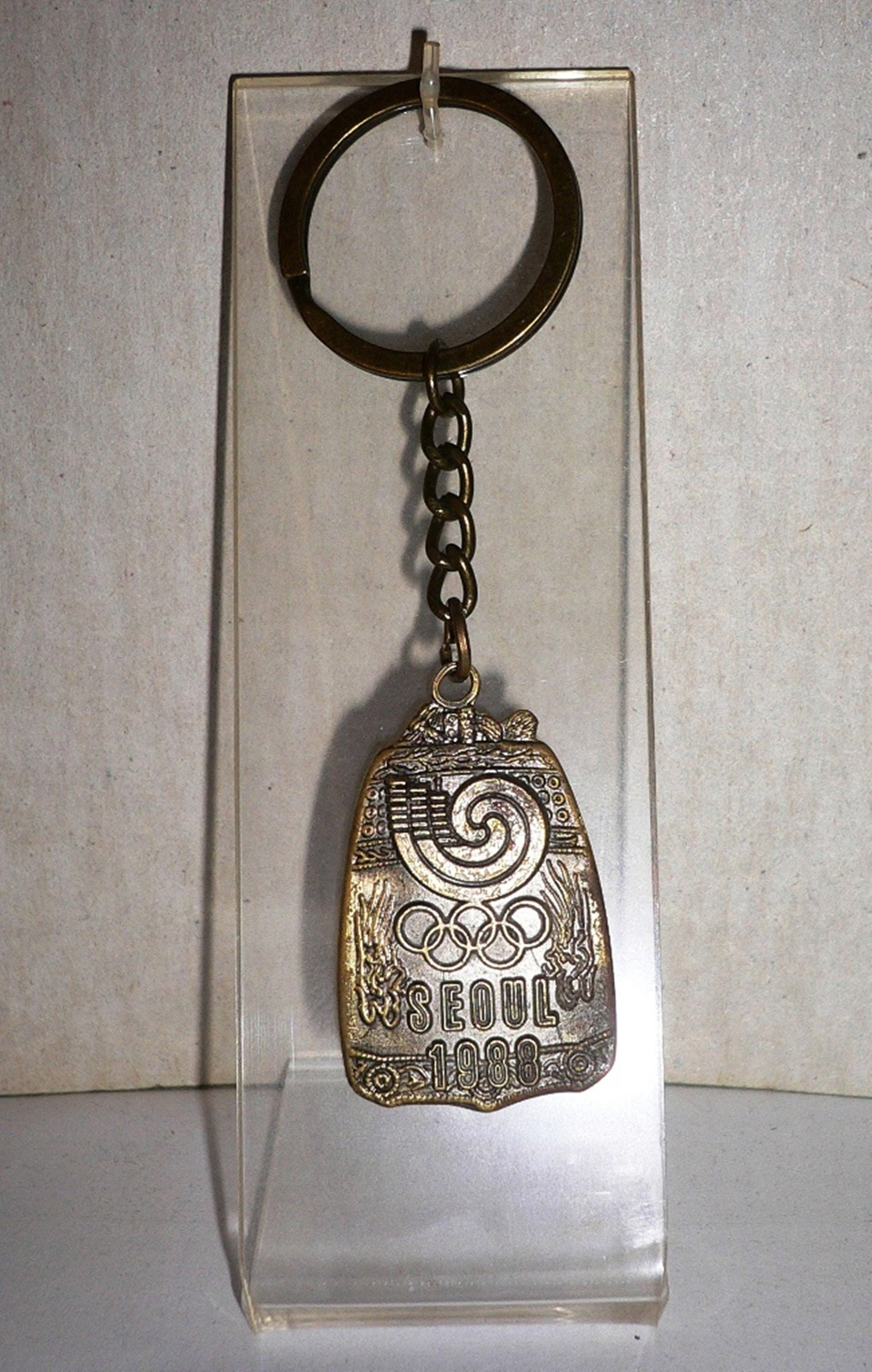 1988 Olympic Games Seoul OFFICIAL Logo Keychain Stamp on the - Etsy