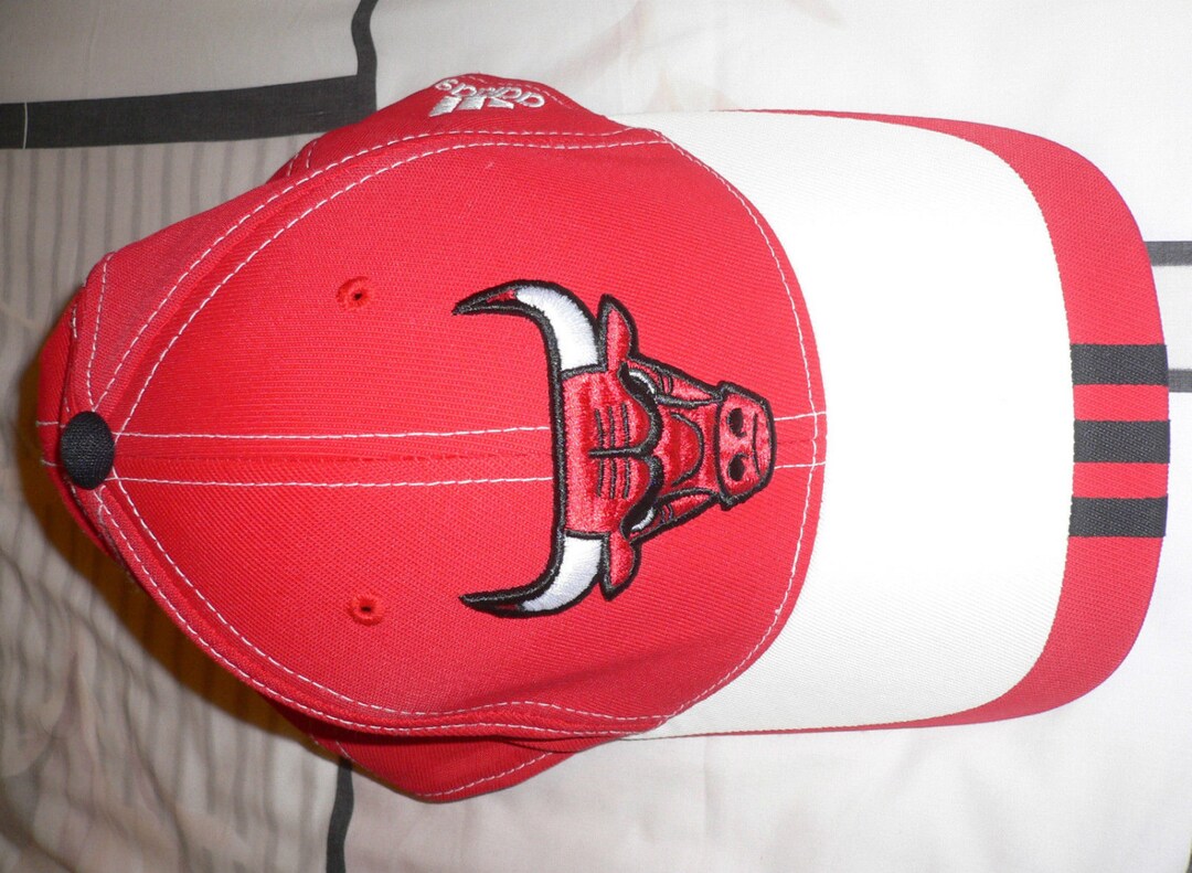 NBA Chicago Bulls Original Cap Hat by ADIDAS Official Team Headwear L ...