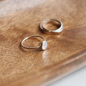 14k Gold and 925 Silver Russian Twist Ring, Gift for Her, Interlocking ...