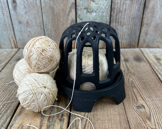 Vintage Arcade Cast Iron Yarn Holder - 9185 String Holder - Antique ...