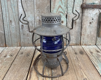 Blue Lantern Globe - Etsy